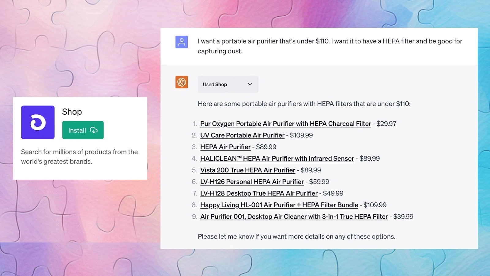 Can the Best ChatGPT Plugins Shop Better than Google?