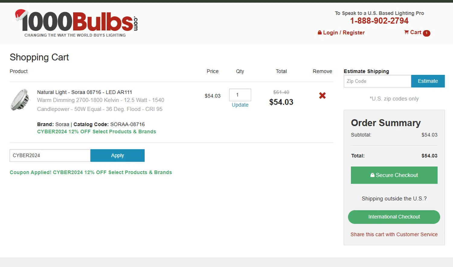 1000Bulbs.com Coupons - 25% Off | December 2024