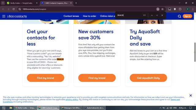 1-800 Contacts Promo Codes (2 Verified) - 30% Off Apr 2025