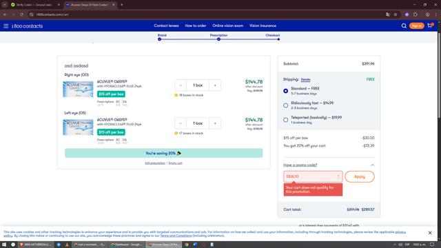 1-800 Contacts Promo Codes (3 Verified) - $10 Off Sep 2025