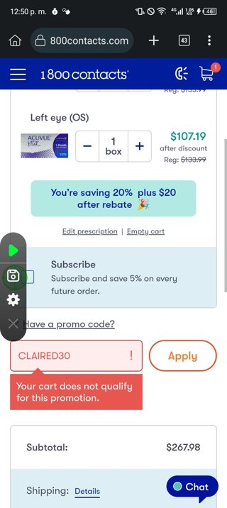 1-800 Contacts Promo Codes - 30% Off | September 2024