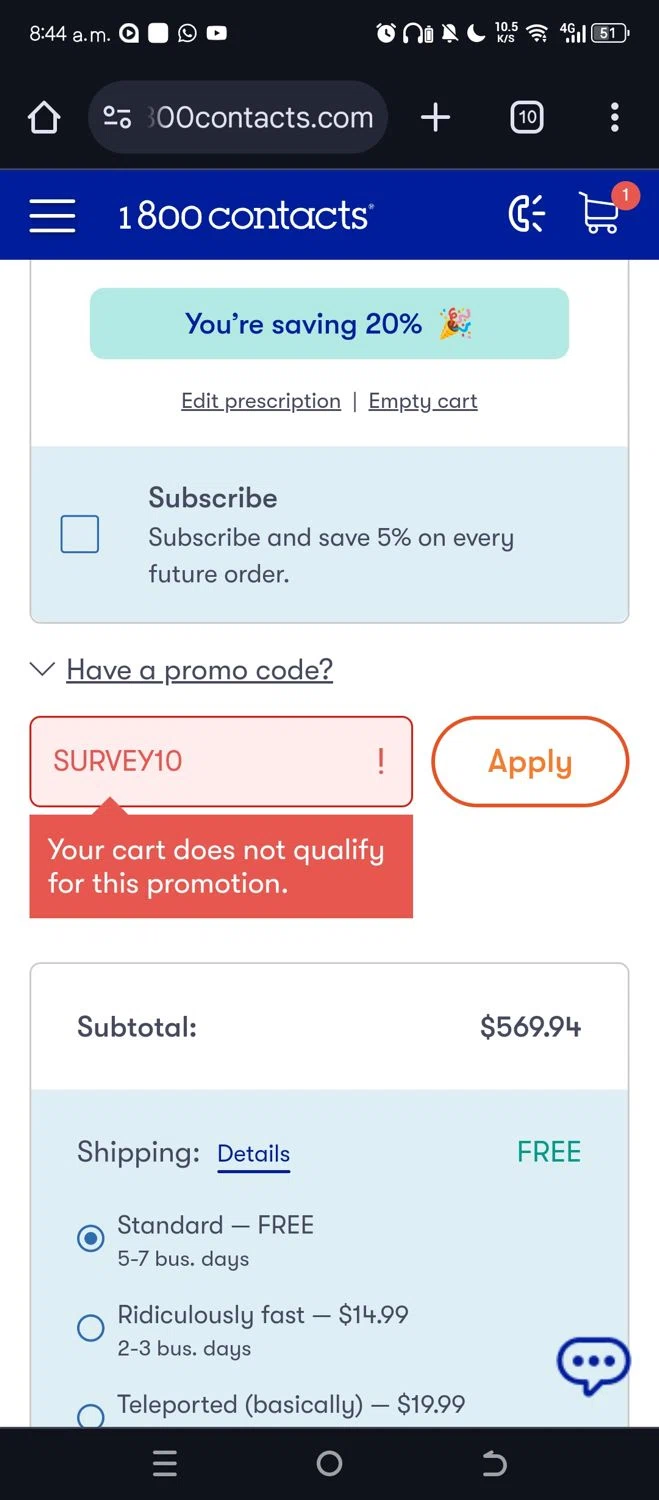 1-800 Contacts Promo Codes - 30% Off | September 2024