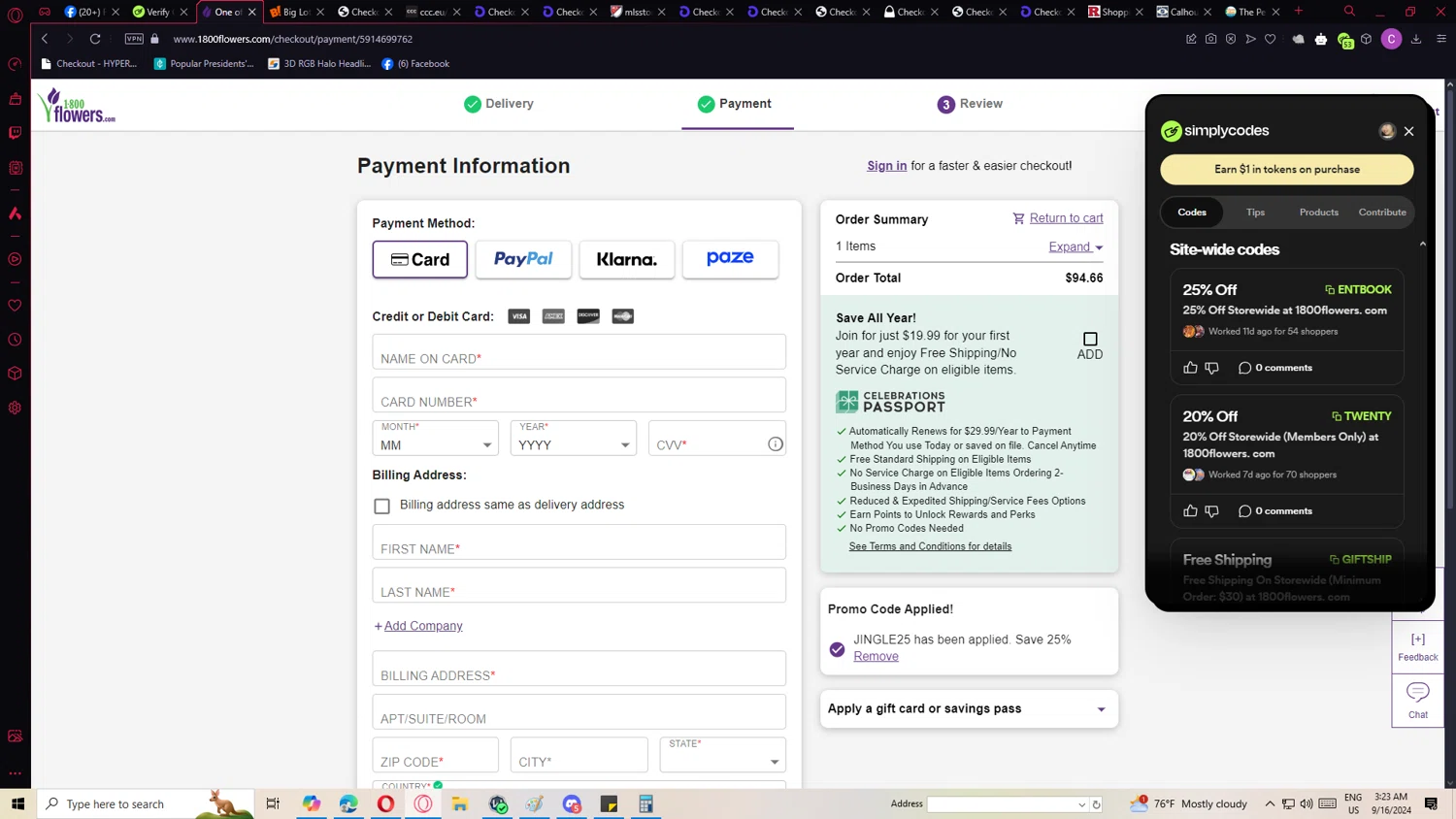 1800flowers.com Promo Codes - 25% Off | September 2024