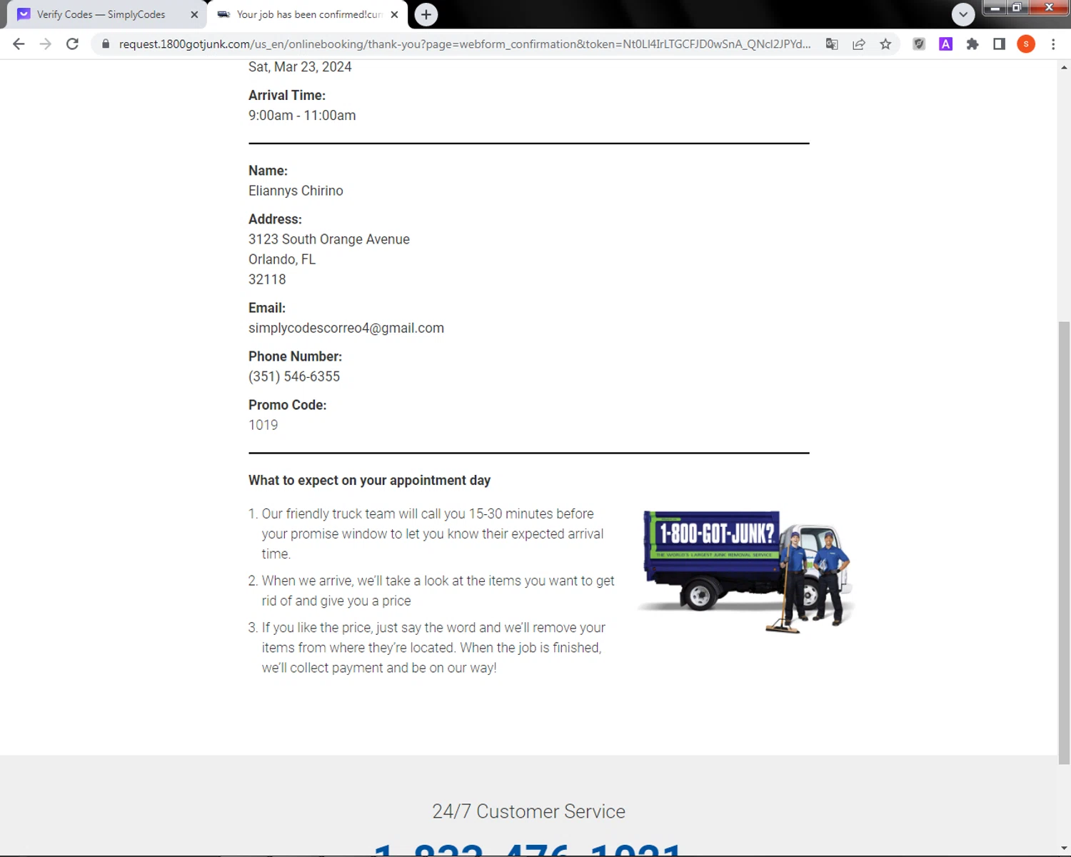 1-800-GOT-JUNK? Promo Codes - $10 Off | September 2024