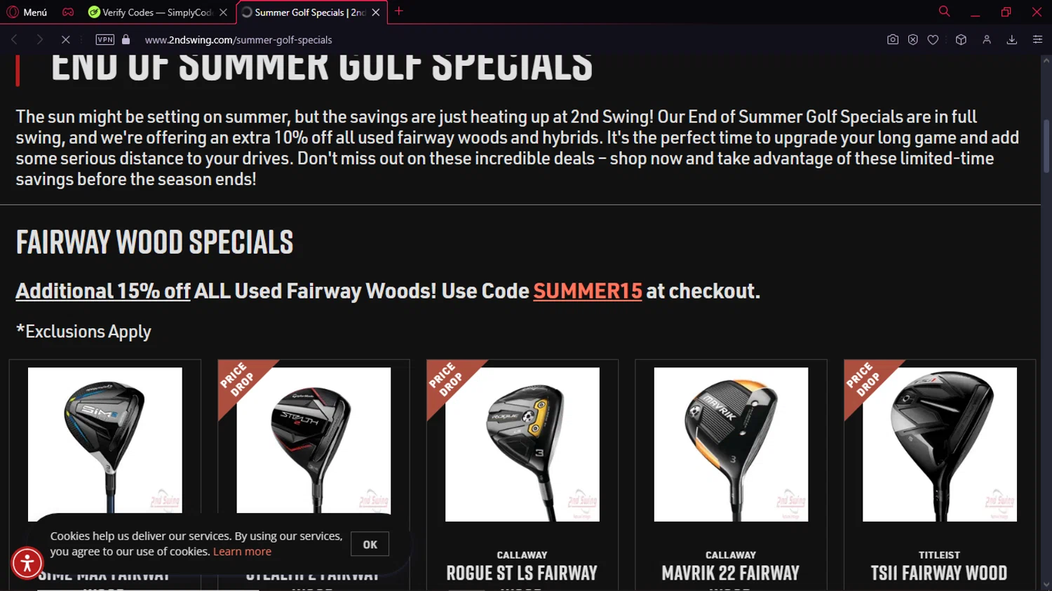 2nd Swing Golf Promo Codes - 30% Off | November 2024