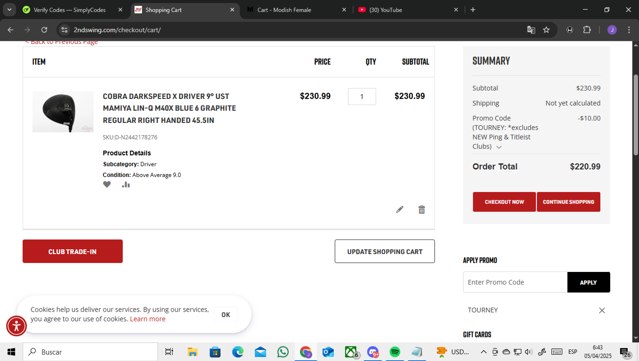 2nd Swing Golf Promo Codes (2 Verified) - $20 Off May 2025