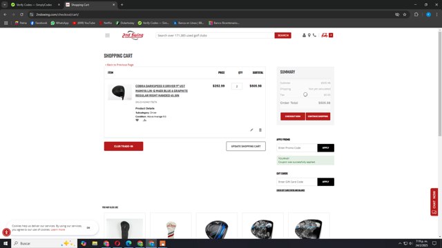 2nd Swing Golf Promo Codes (3 Verified) - 20% Off Mar 2025