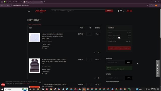 2nd Swing Golf Promo Codes (2 Verified) - $20 Off Apr 2025