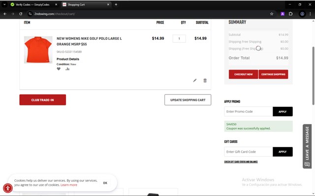 2nd Swing Golf Promo Codes (2 Verified) - $20 Off Apr 2025