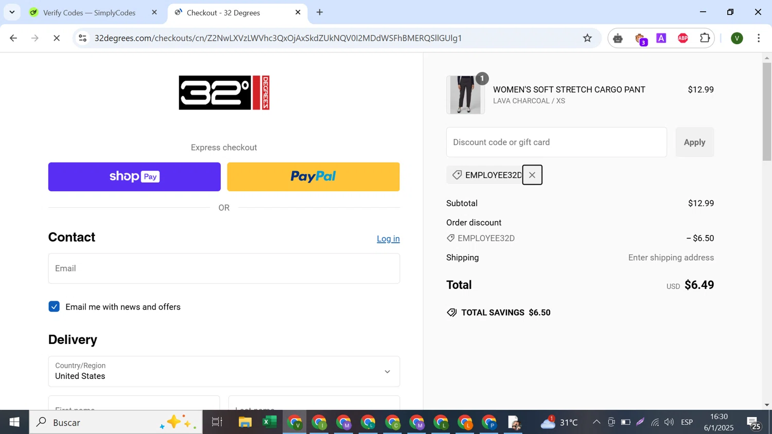 32 Degrees Coupons - 50% Off | January 2025