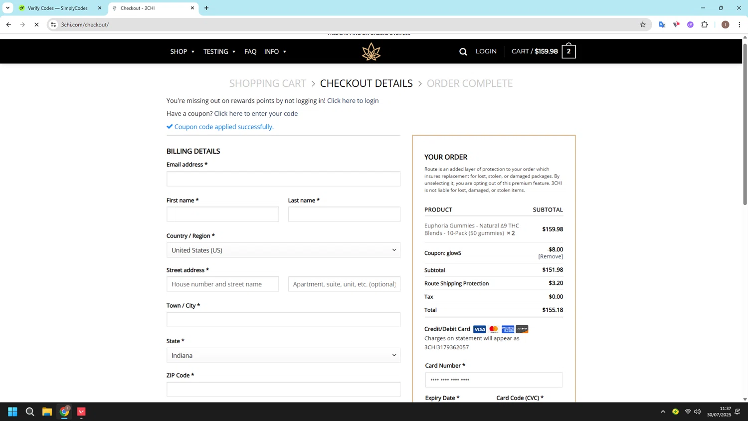 3Chi Promo Codes - 25% Off (3 Verified) Dec 2025