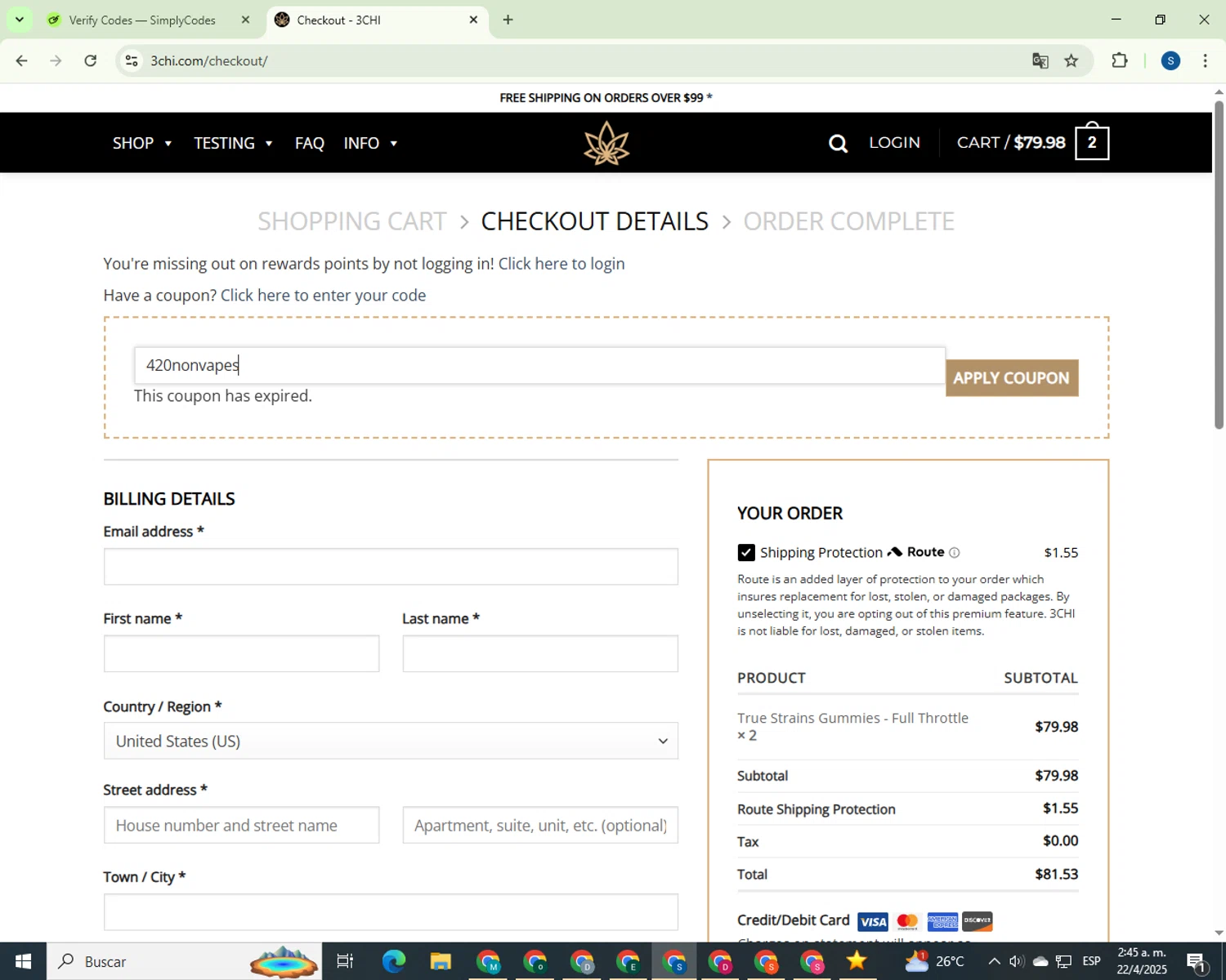 3Chi Discount Codes - 20% Off (2 Verified) Aug 2025