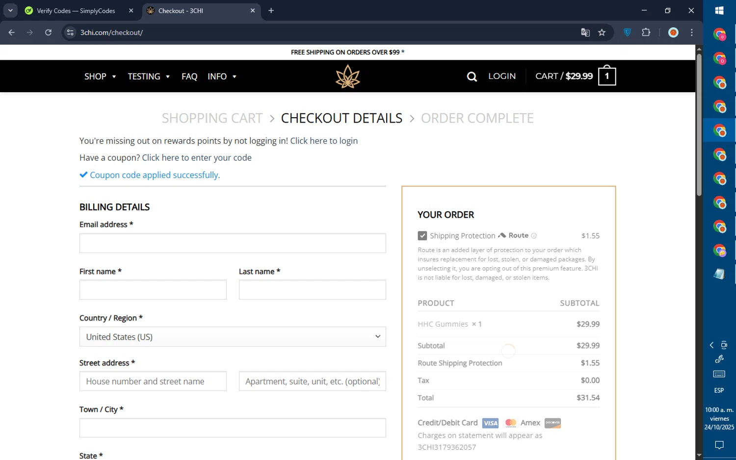 3Chi Promo Codes - 25% Off (3 Verified) Dec 2025