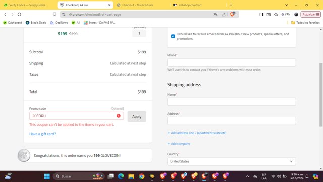 44 Pro Promo Codes - 20% Off | November 2024