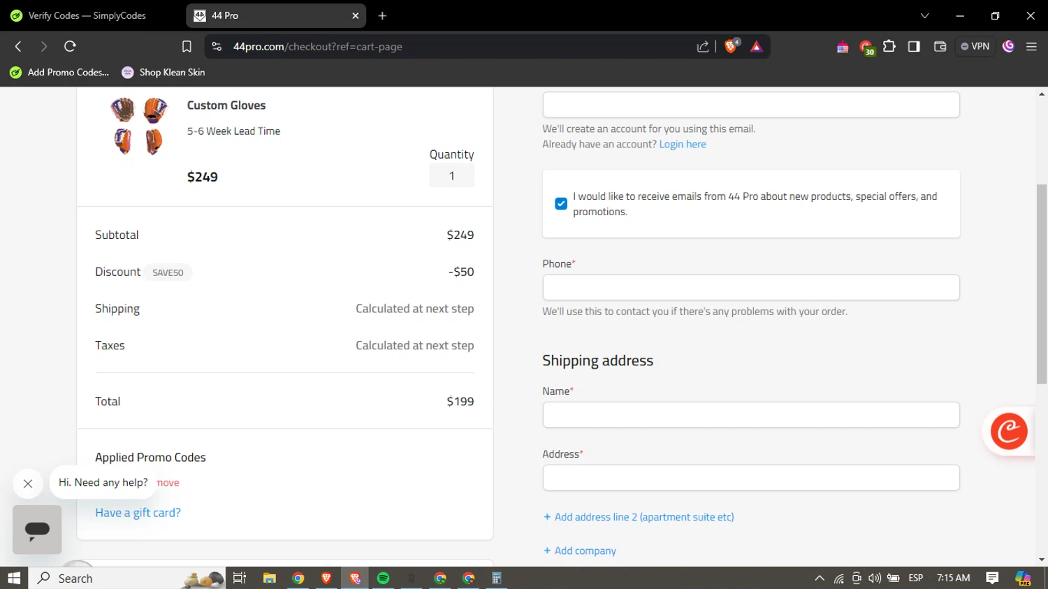 44 Pro Promo Codes - 20% Off | September 2024