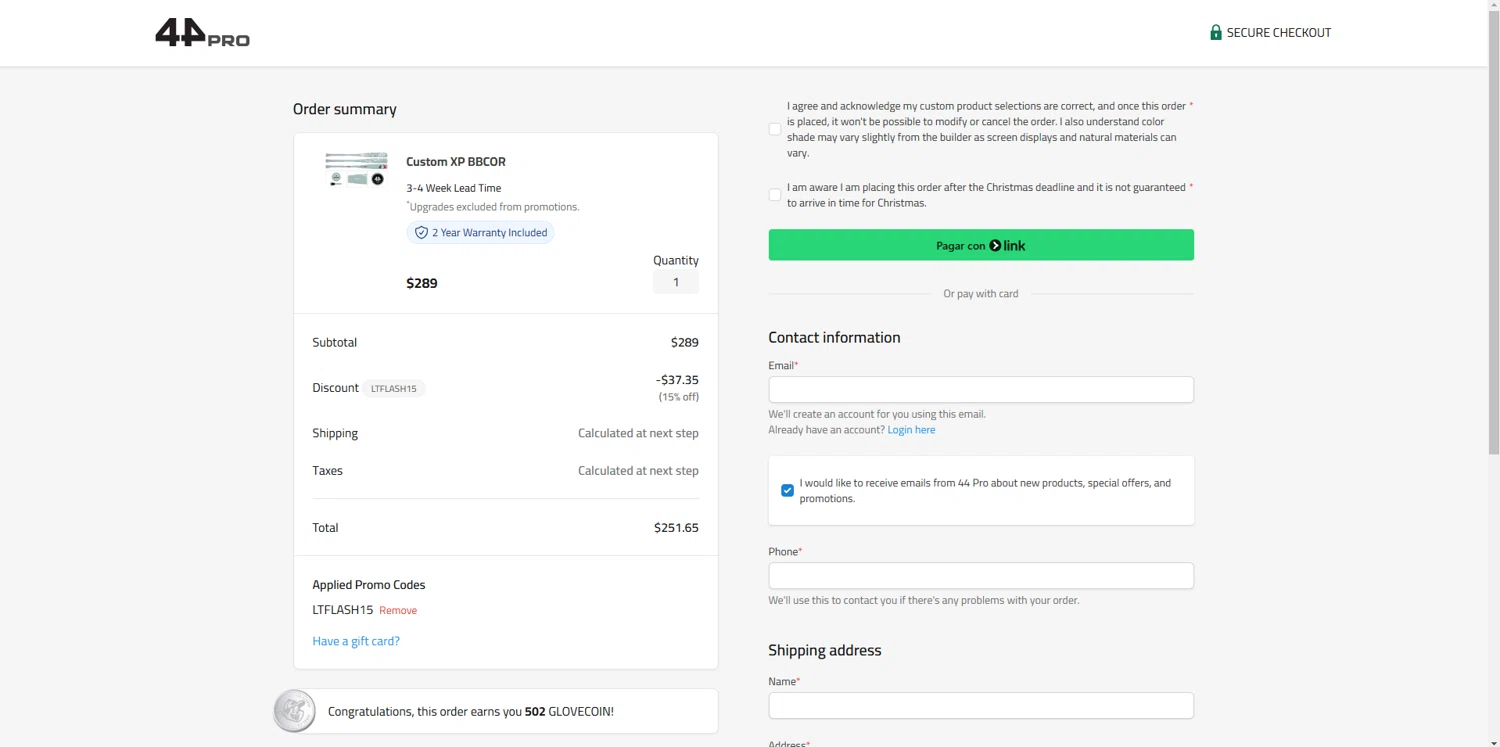 44 Pro Promo Codes - 25% Off | January 2025