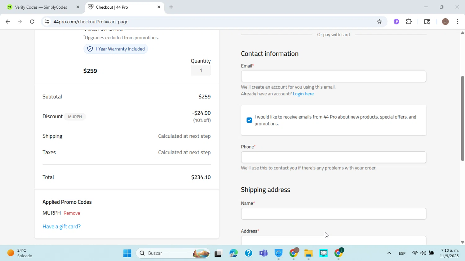 44 Pro Discount Codes - 25% Off (8 Verified) Oct 2025