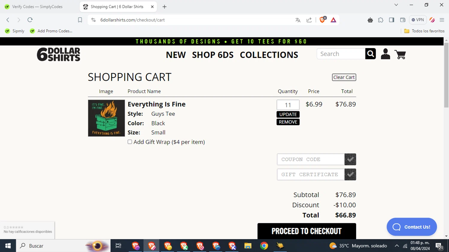 6 Dollar Shirts Coupon Codes - 20% Off Coupons Jan 2025