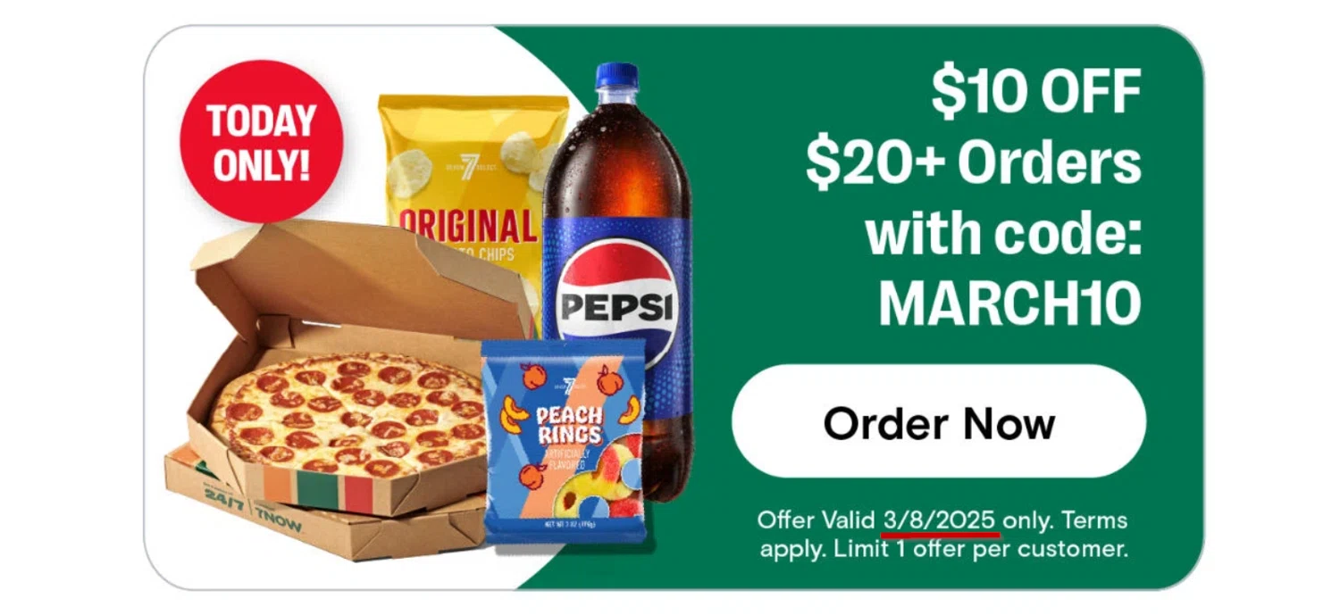7-Eleven Promo Codes - $7 Off Coupons Aug 2025