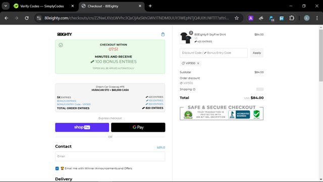 80Eighty Discount Codes (5 Verified) - Sitewide Feb 2025
