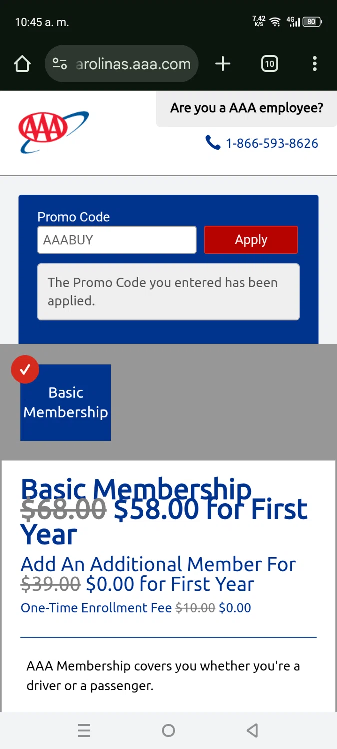 AAA Promo Codes (5 Verified) - 40% Off w/Code Jul 2025