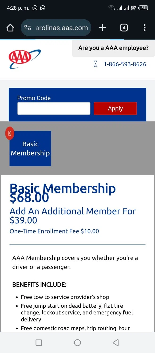 AAA Promo Codes (3 Verified) - 40% Off w/Code Jul 2025