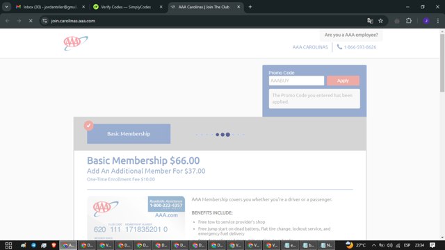 AAA Promo Codes - $10 Off | December 2024