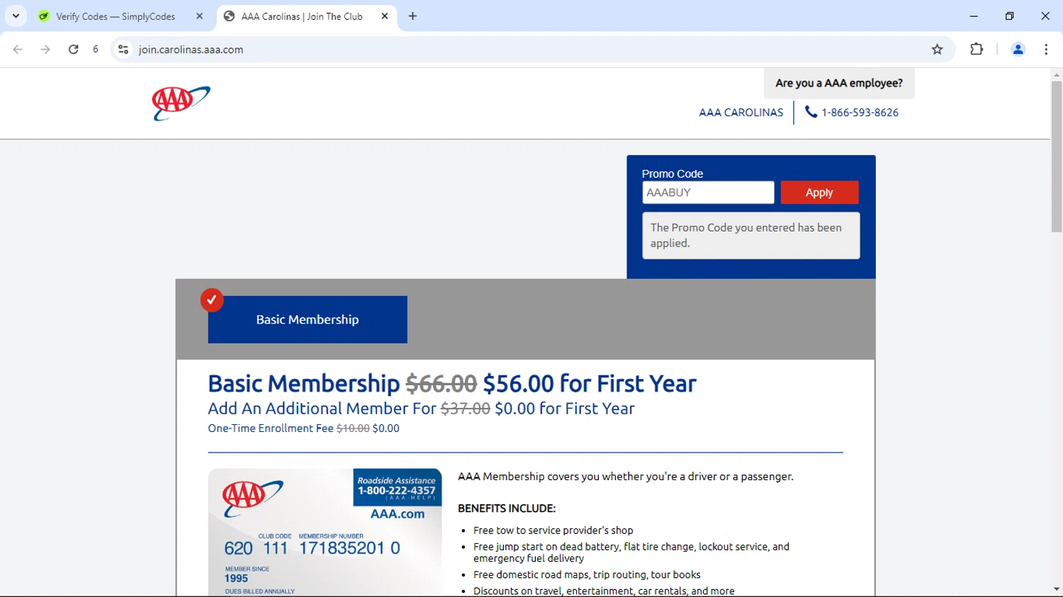 AAA Promo Codes - $10 Off | November 2024