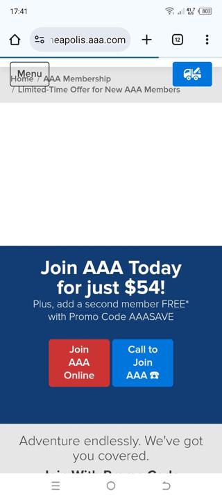AAA Promo Codes (6 Verified) - 35% Off w/Code Sep 2025