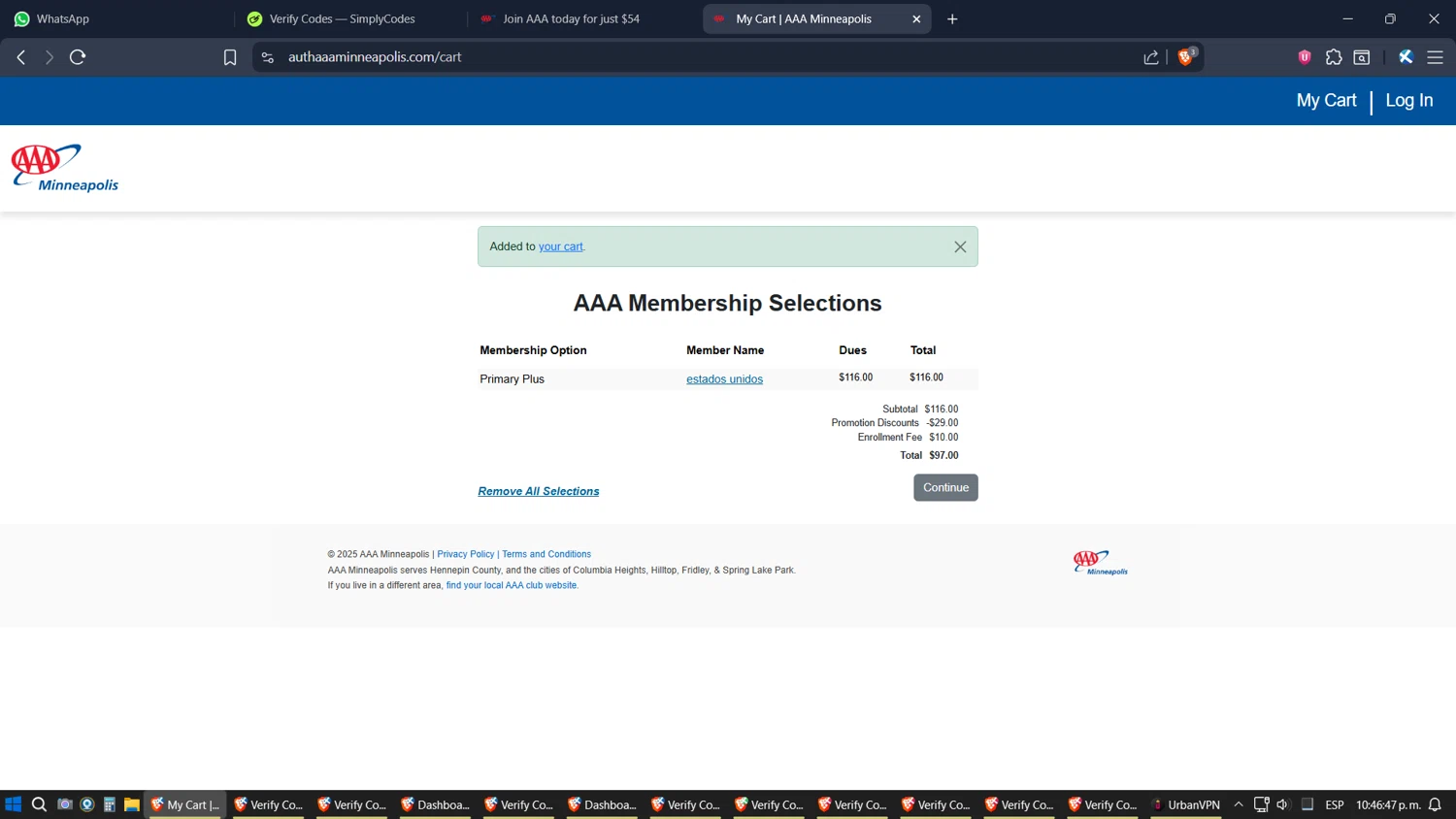 AAA Promo Codes - $10 Off w/Code (5 Verified) Nov 2025