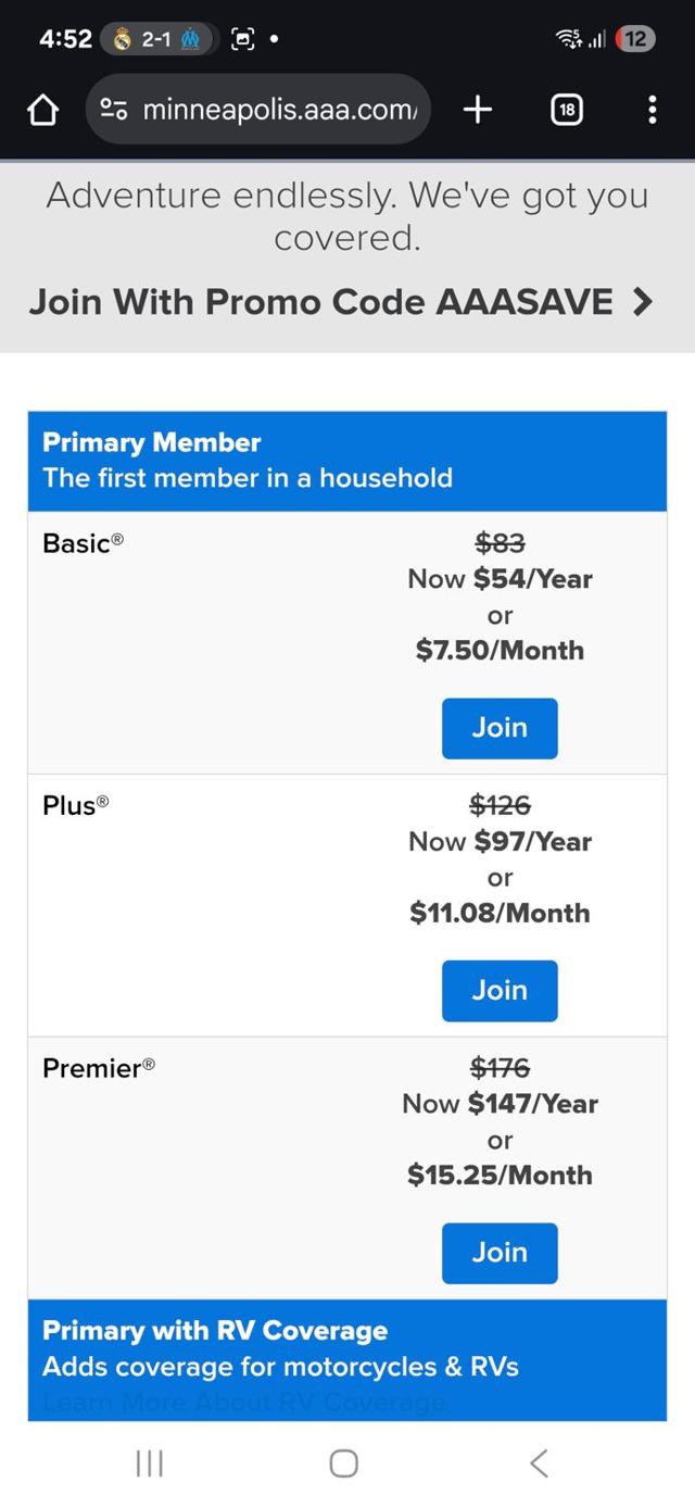 AAA Promo Codes (5 Verified) - $50 Off w/Code Sep 2025