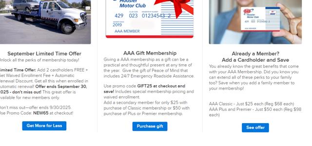 AAA Promo Codes (6 Verified) - 20% Off w/Code Oct 2025