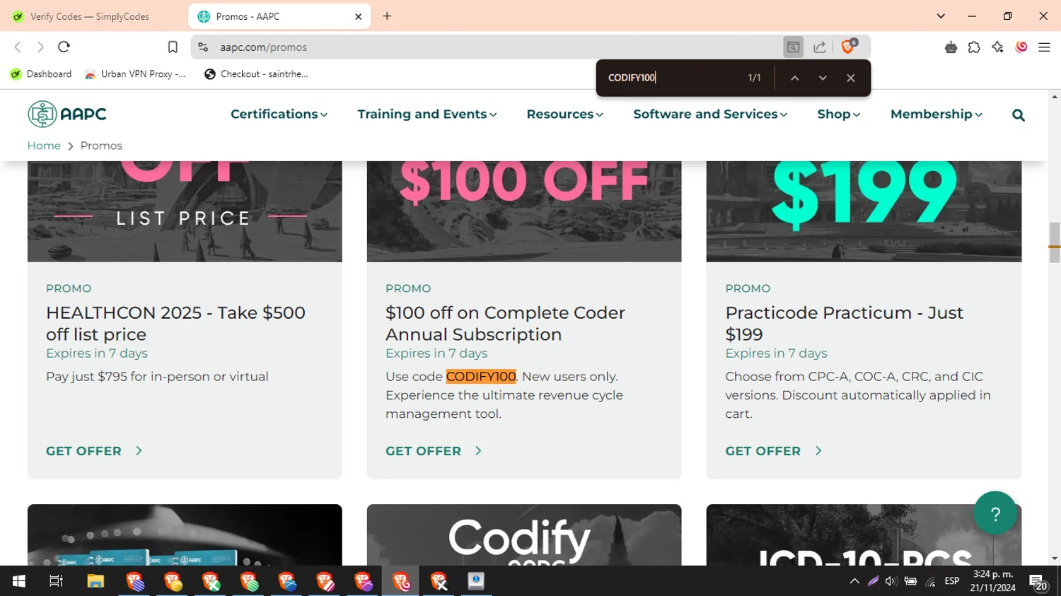 AAPC Promo Codes - $100 Off Coupons Jan 2025