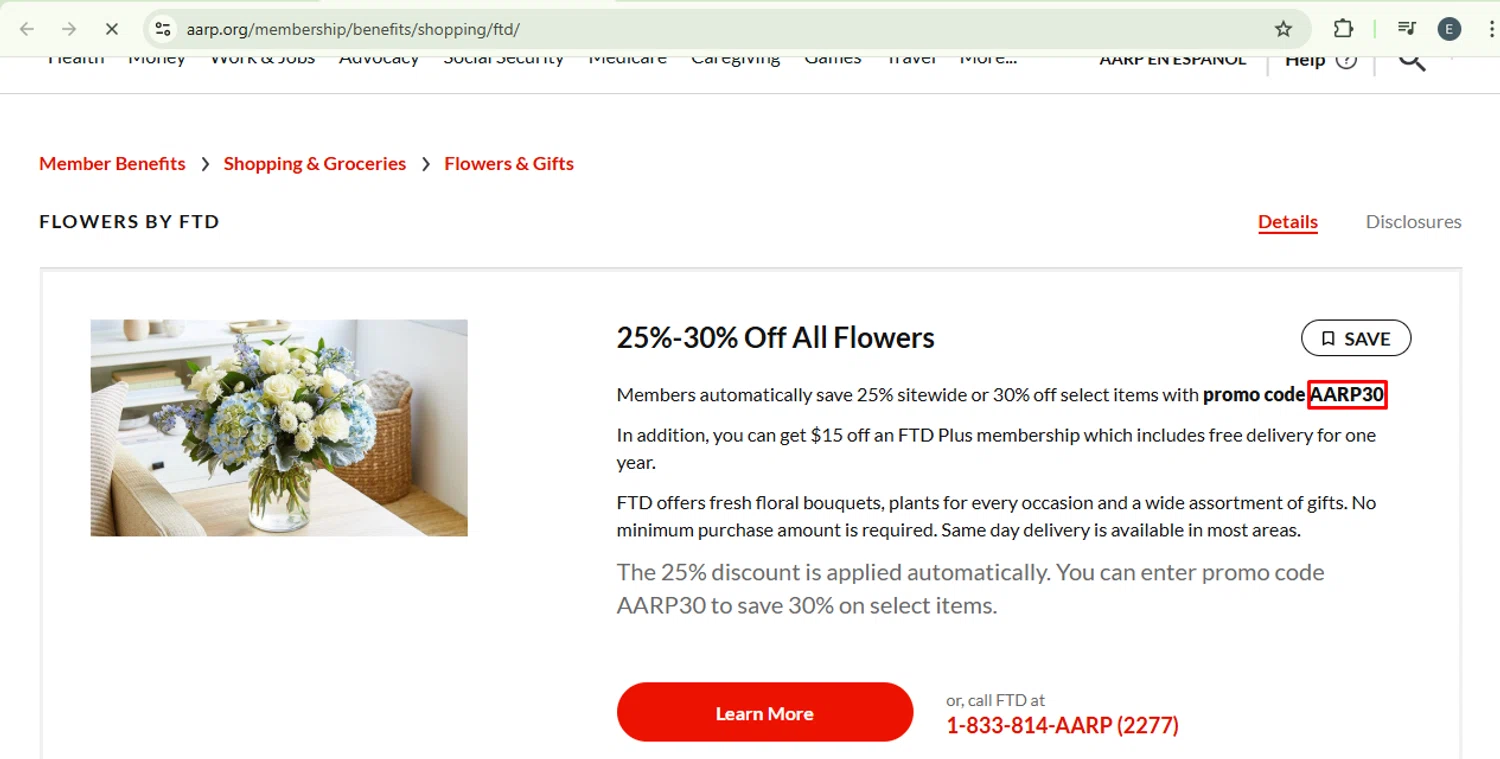 AARP Promo Codes - 25% Off (5 Verified) Jan 2026