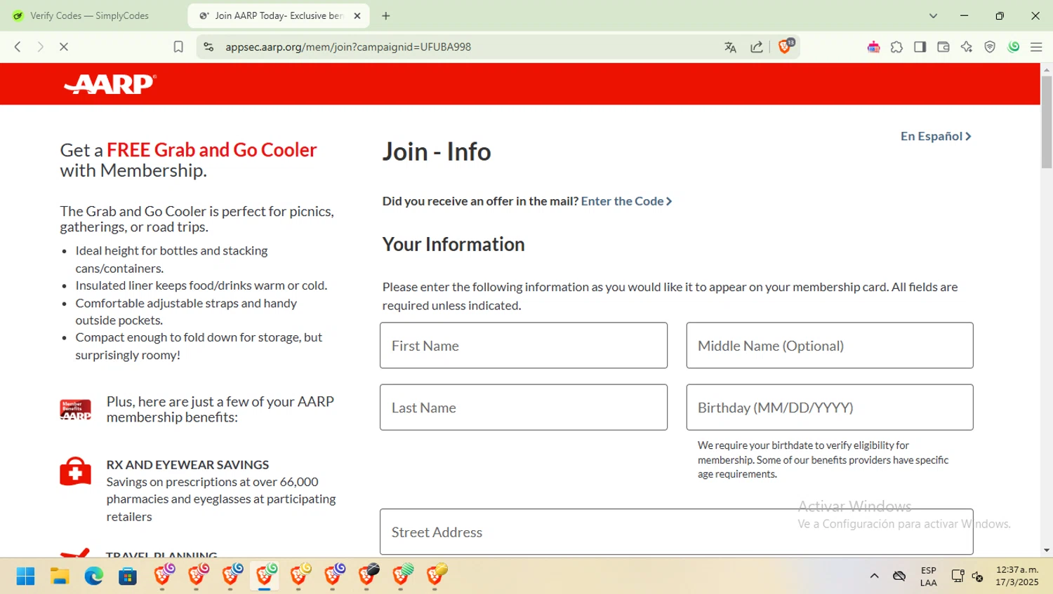AARP Promo Codes - 35% Off (3 Verified) Jan 2026
