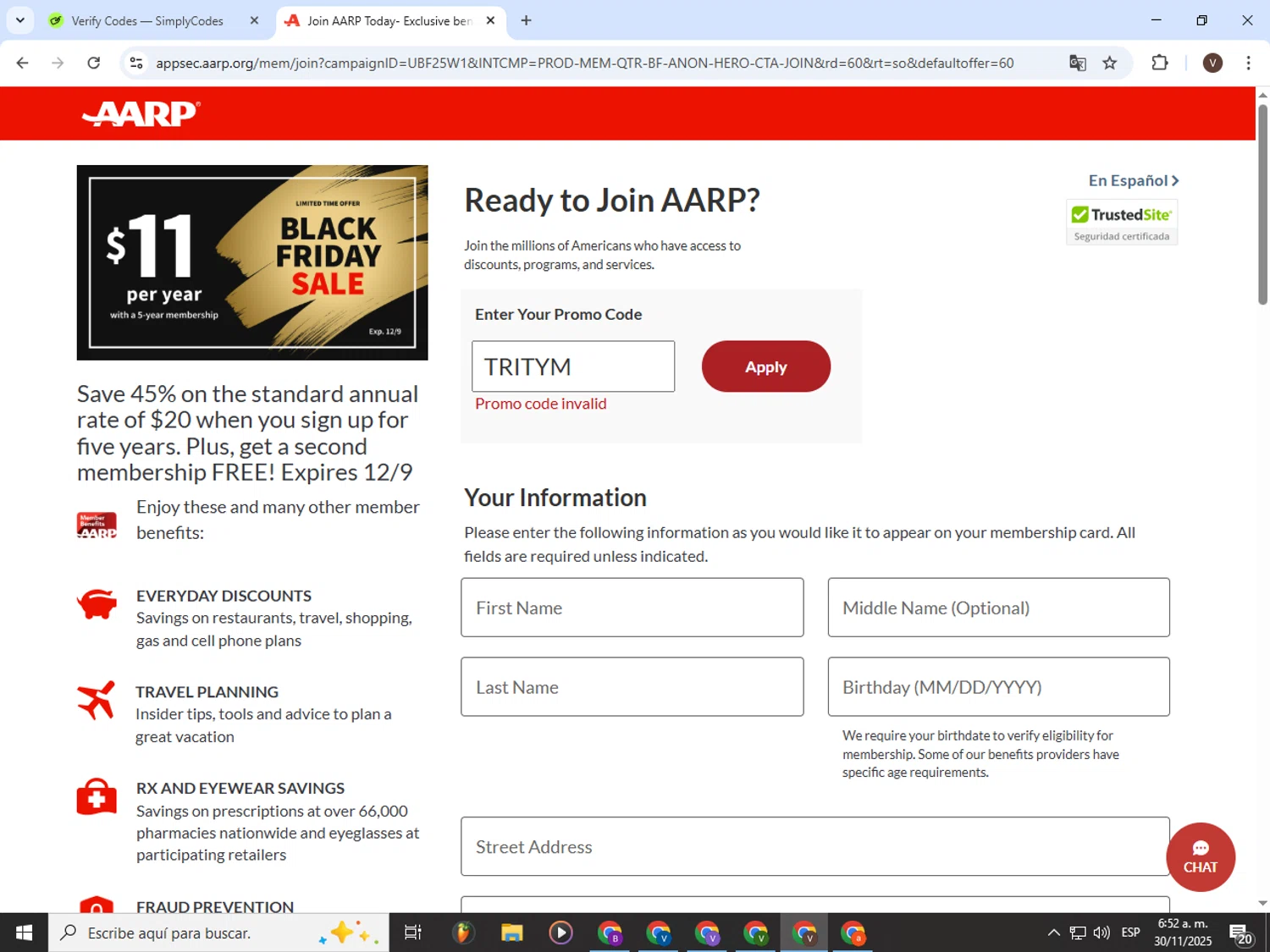 AARP Promo Codes - 25% Off (5 Verified) Jan 2026