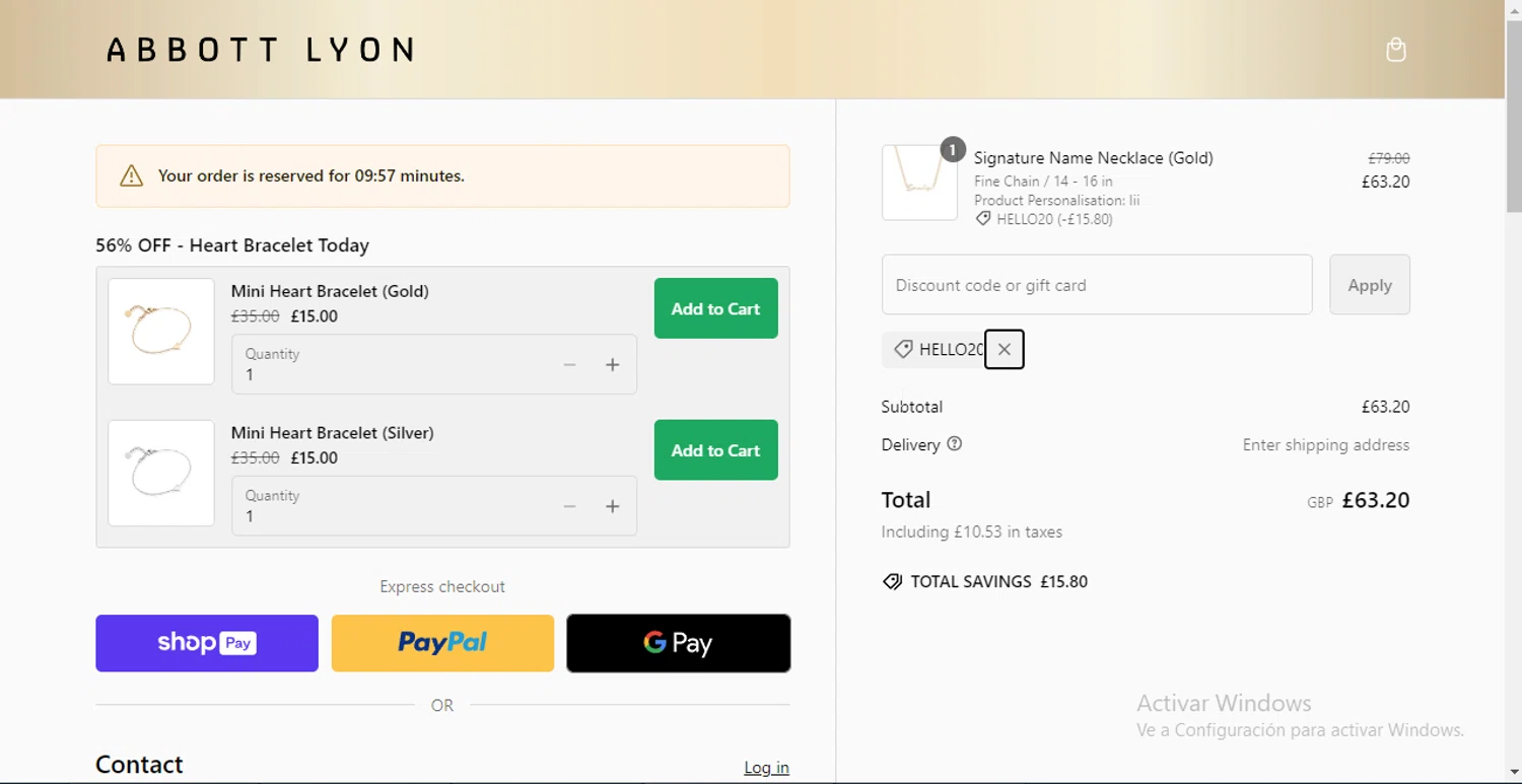 Abbott Lyon Discount Codes - 30% Off | November 2024