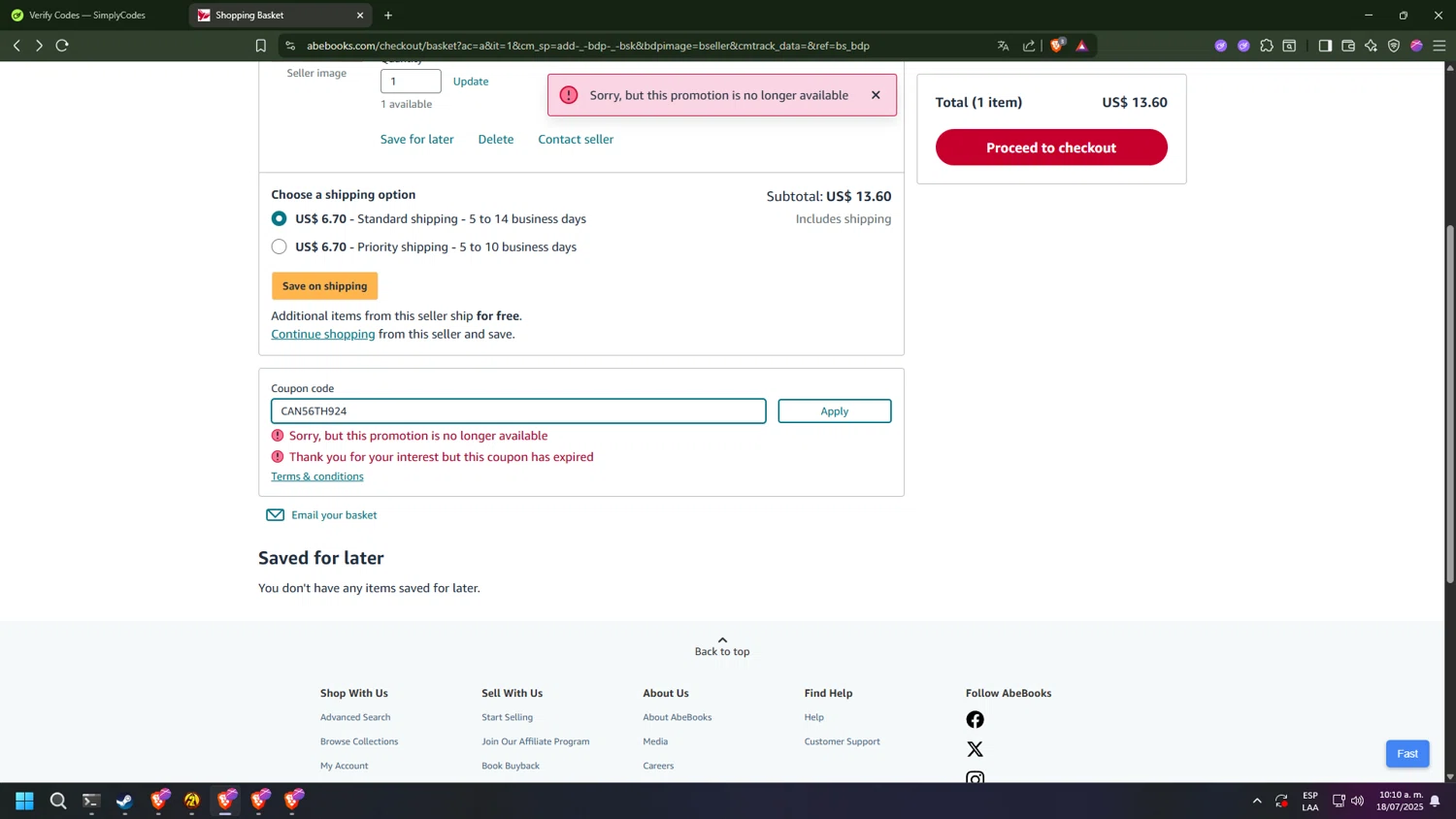 AbeBooks Promo Codes - 10% Off Coupons Sep 2025