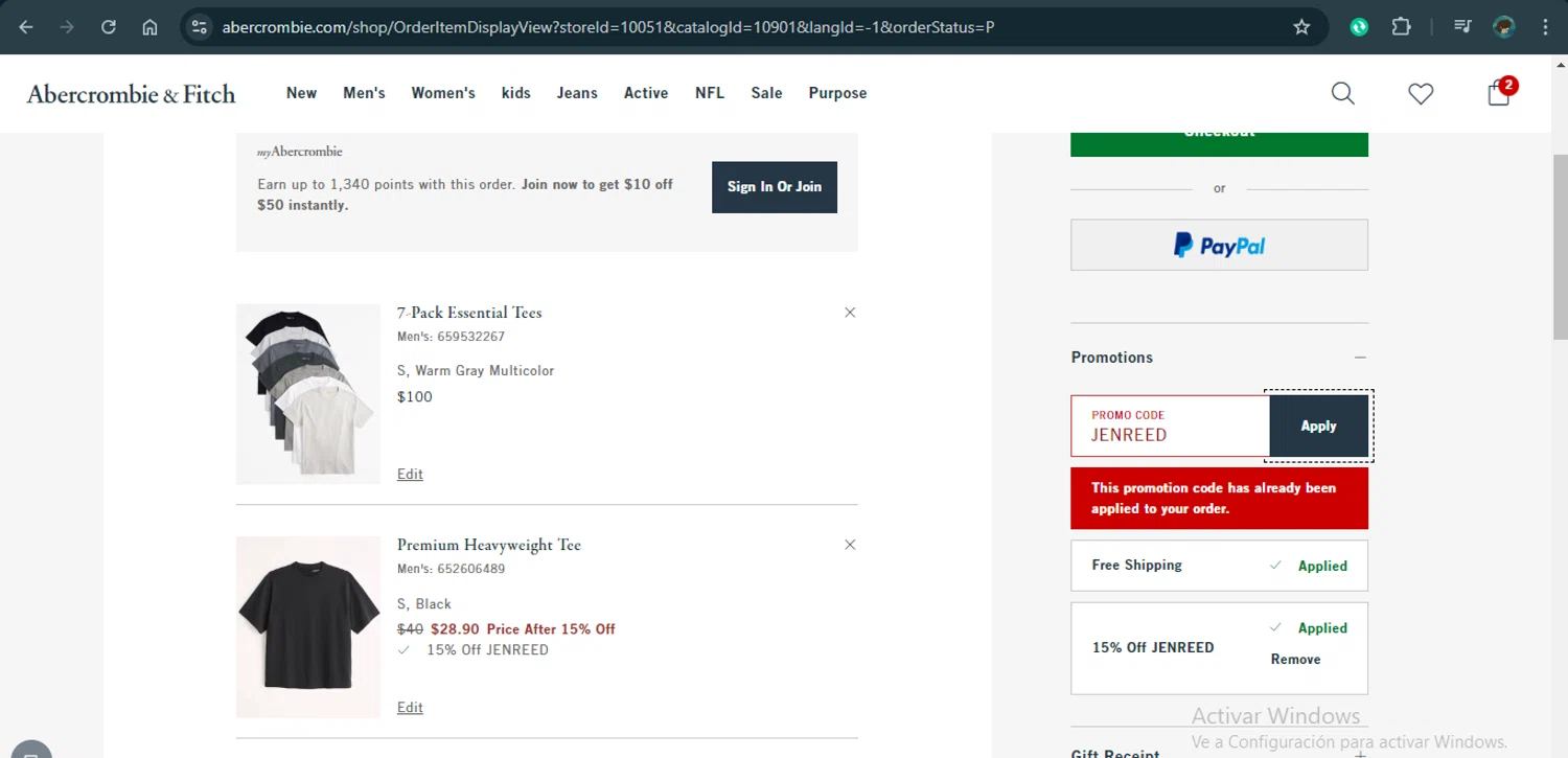 Abercrombie & Fitch Promo Codes - 15% Off | October 2024