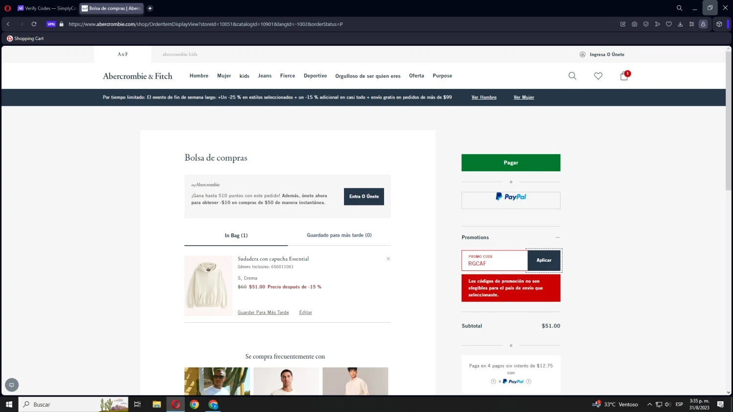 Abercrombie & Fitch Promo Codes - 15% Off | August 2024