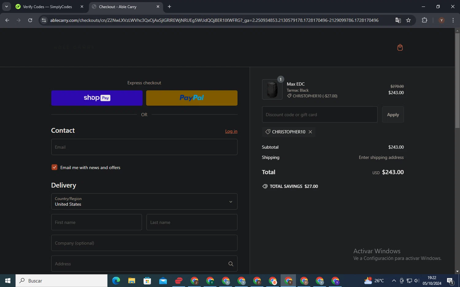 Able Carry Discount Codes (4 Verified) - 10% Off Jan 2025