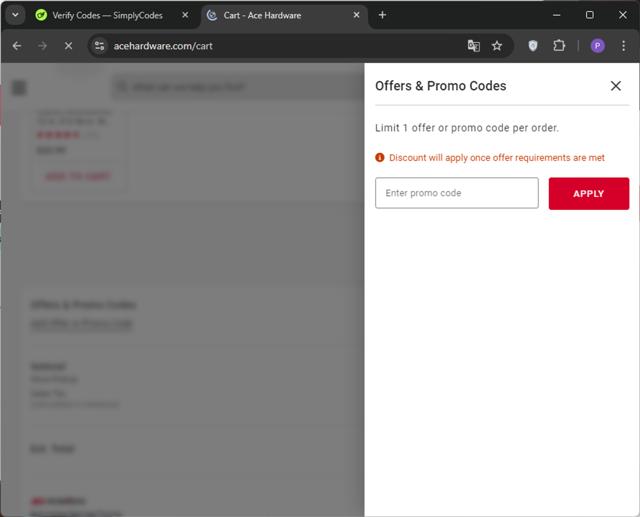Ace Hardware Promo Codes - $15 Off Coupons Oct 2025