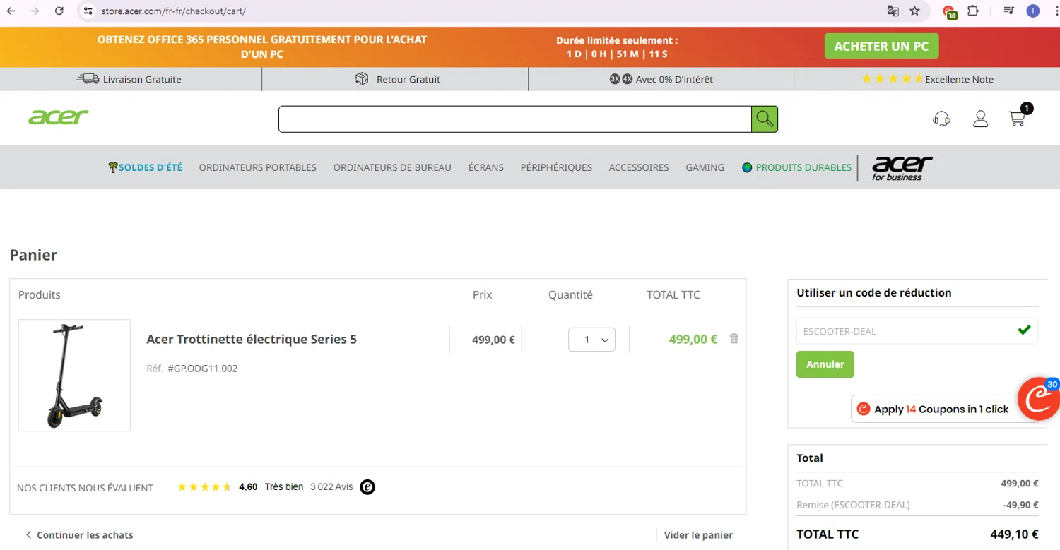 Acer Promo Codes - 10% Off | September 2024