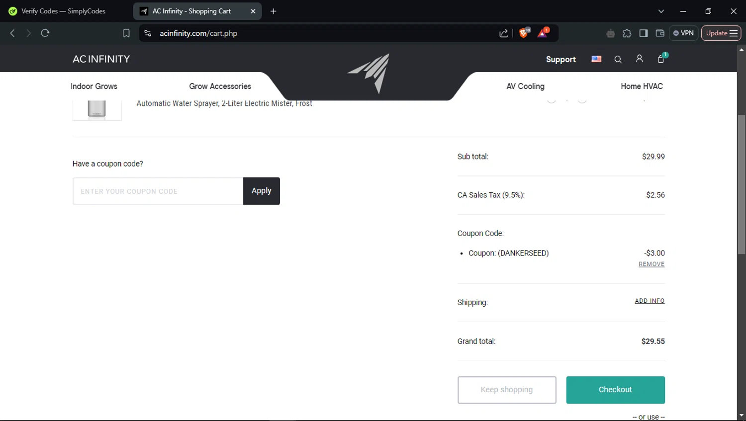 AC Infinity Coupon Codes (6 Verified) - 10% Off Jan 2025