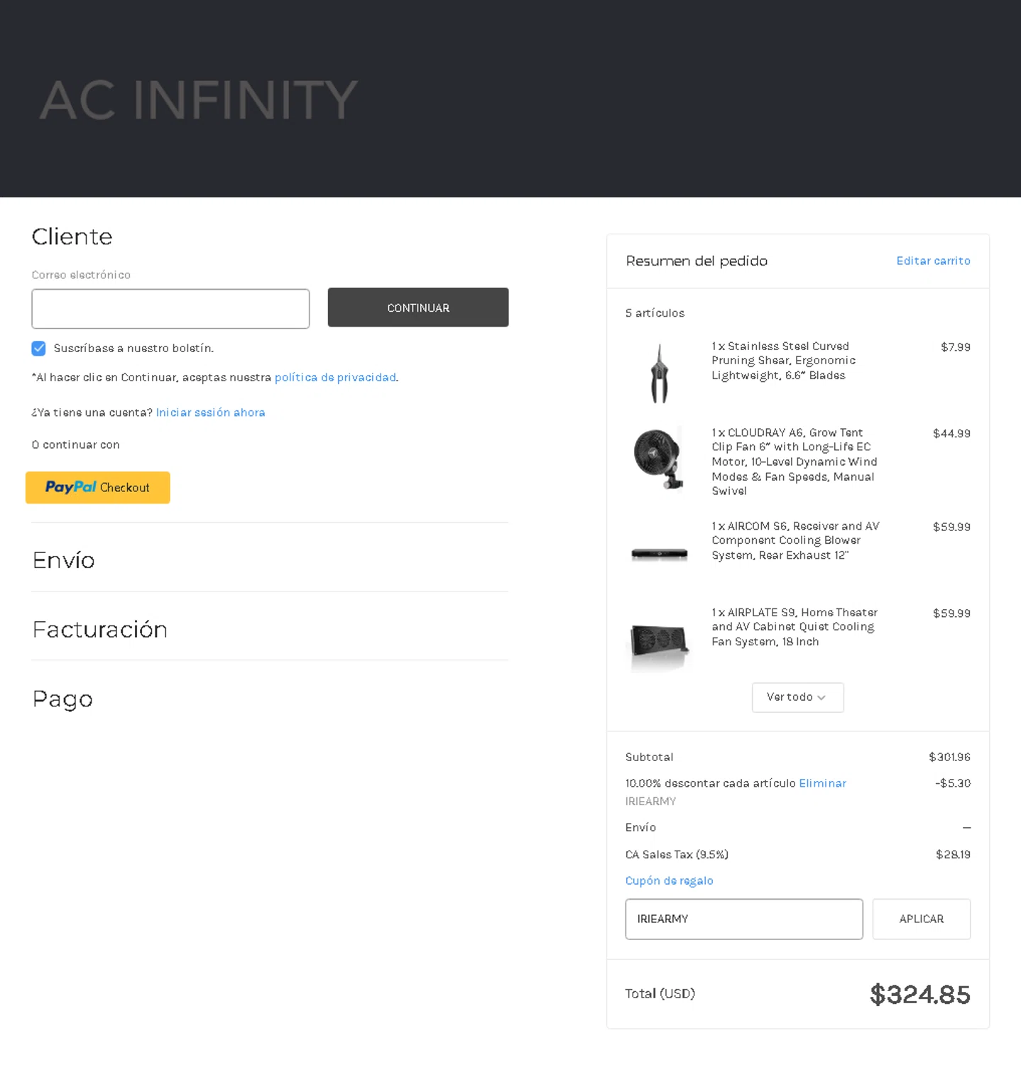 AC Infinity Promo Codes - 10% Off (Verified) Sep 2025
