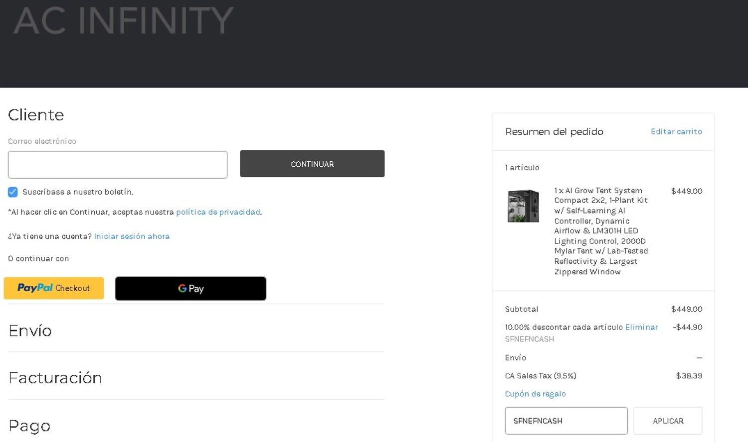 AC Infinity Promo Codes - 10% Off (Verified) Aug 2025