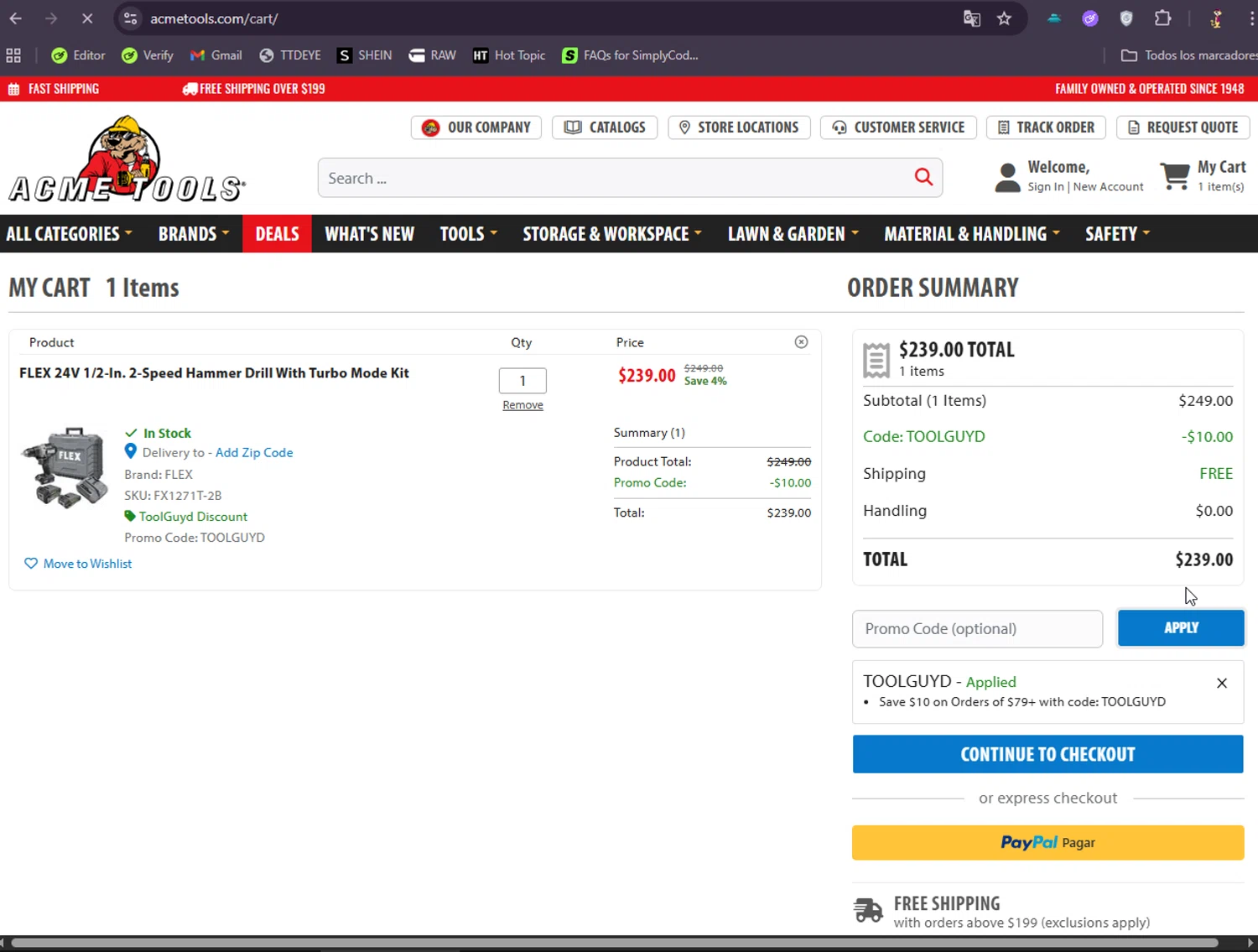 Acme Tools Promo Codes (23 Verified) - $10 Off Nov 2025