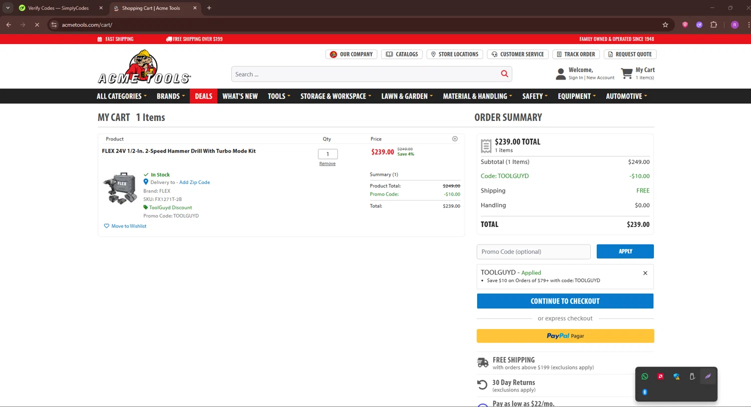 Acme Tools Promo Codes (23 Verified) - $10 Off Nov 2025