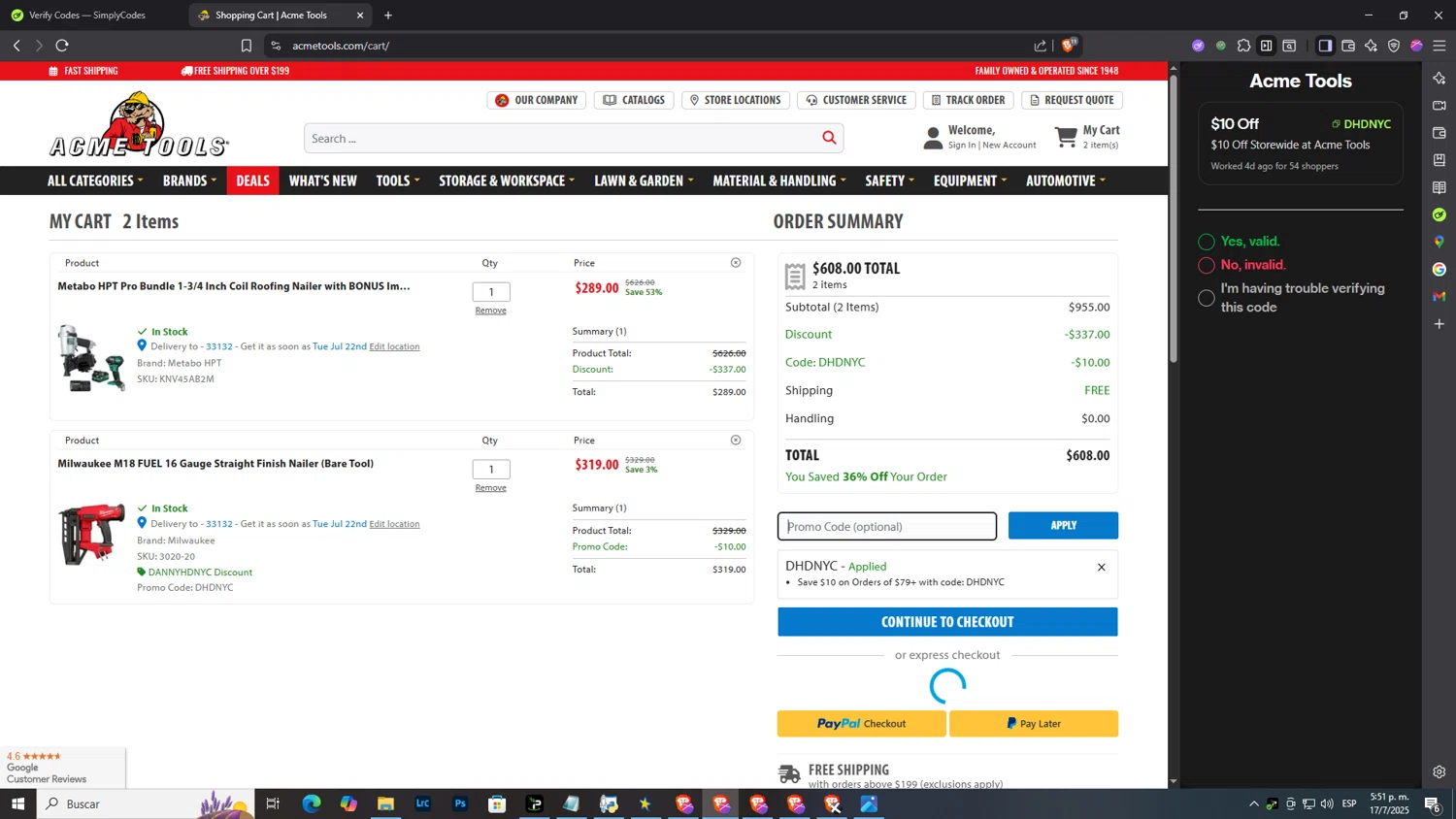 Acme Tools Promo Codes (18 Verified) - $10 Off Sep 2025