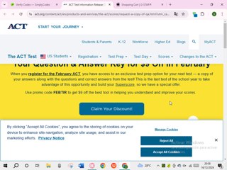 ACT Promo Codes (2 Verified) - $9 Off First Buy Jan 2025